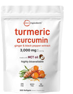 turmeric curcumin softgels for health