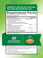 turmeric curcumin softgels for wellness