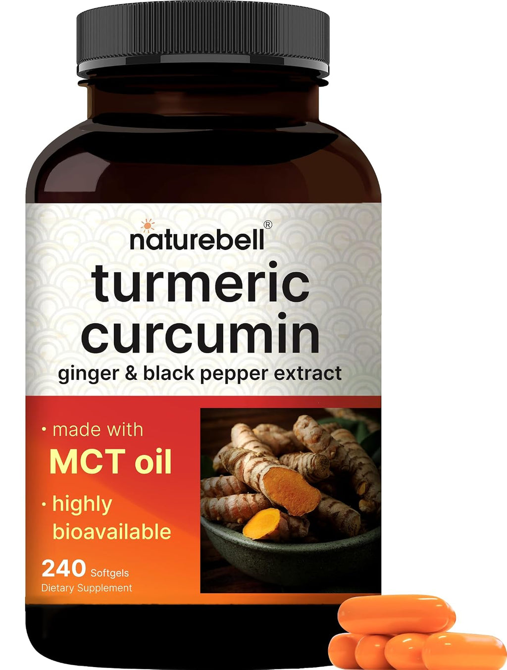 turmeric curcumin softgels for wellness