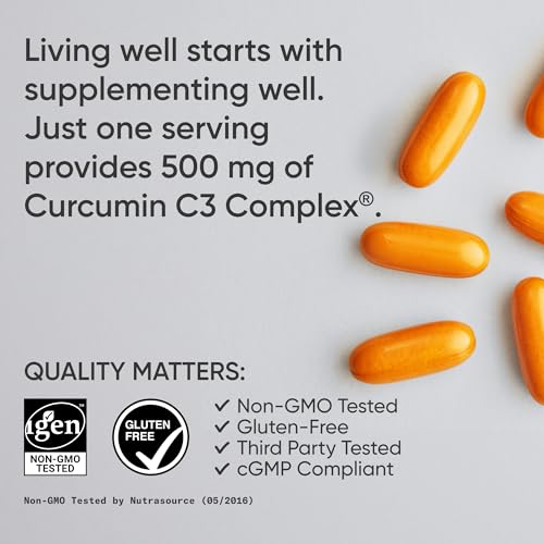 Turmeric curcumin supplements for inflammation