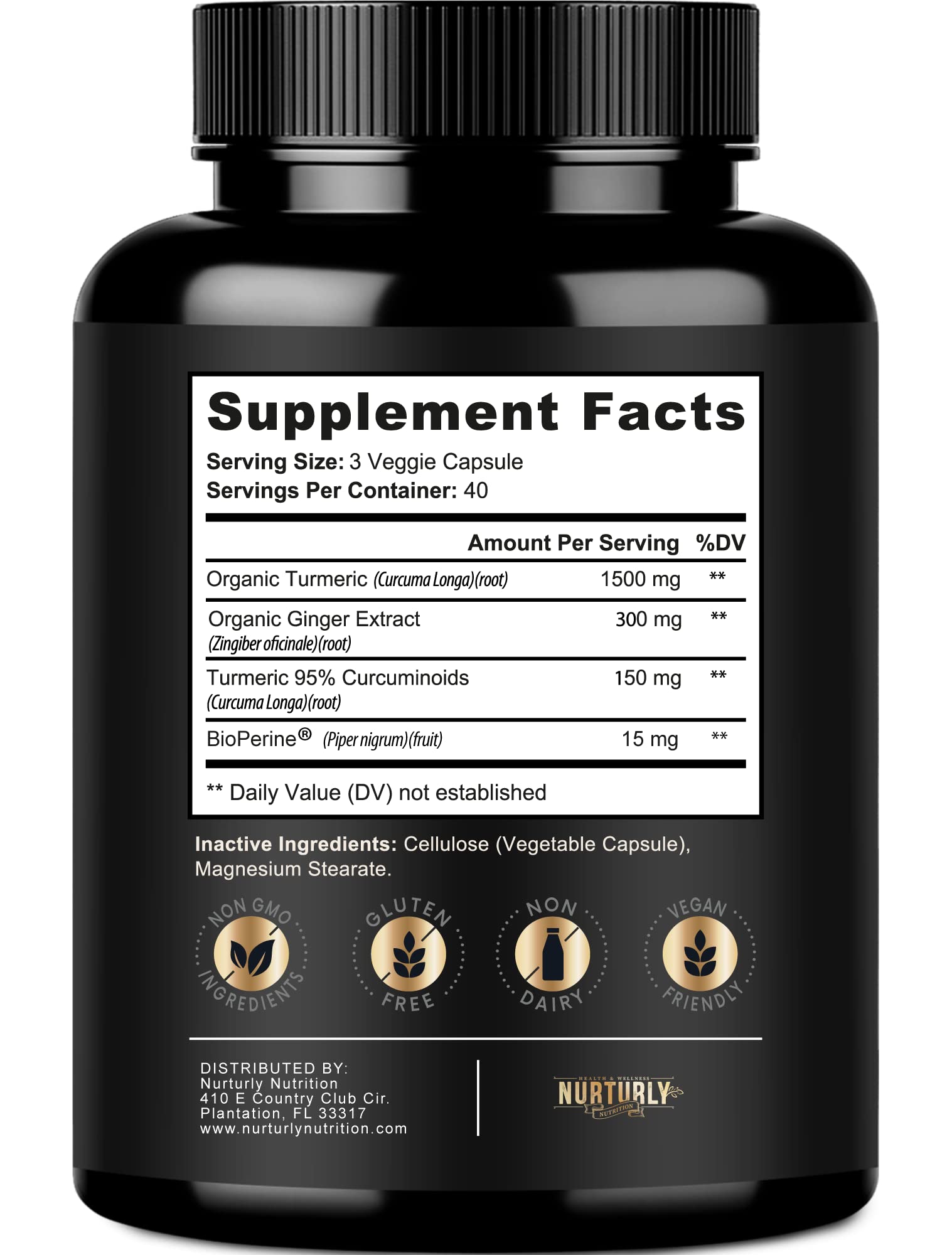 turmeric curcumin with BioPerine benefits