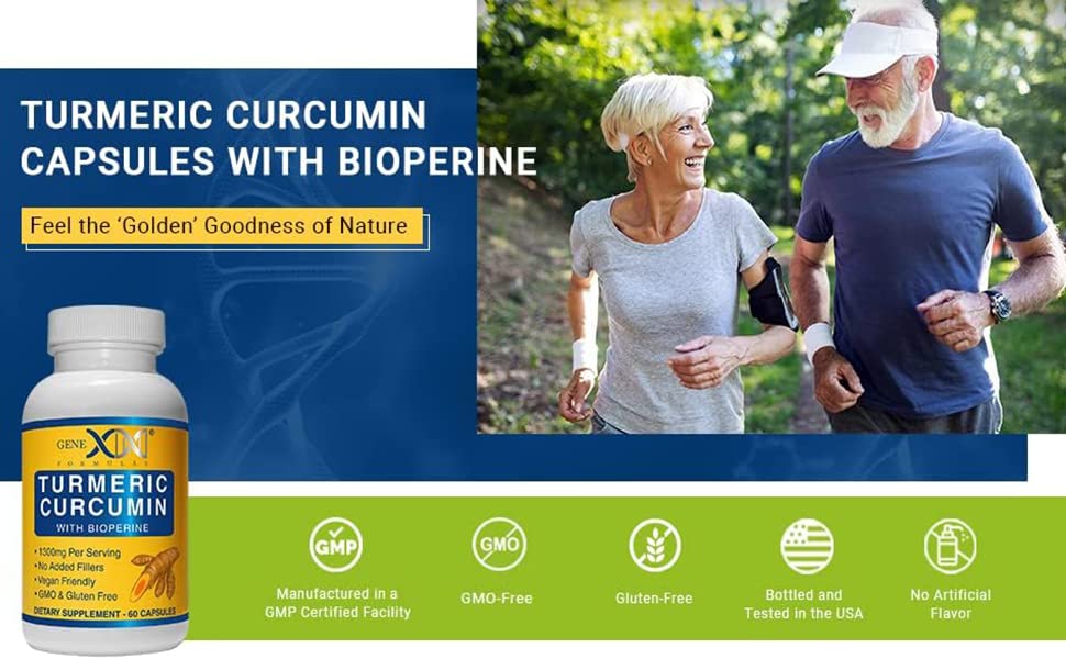 Turmeric curcumin with black pepper