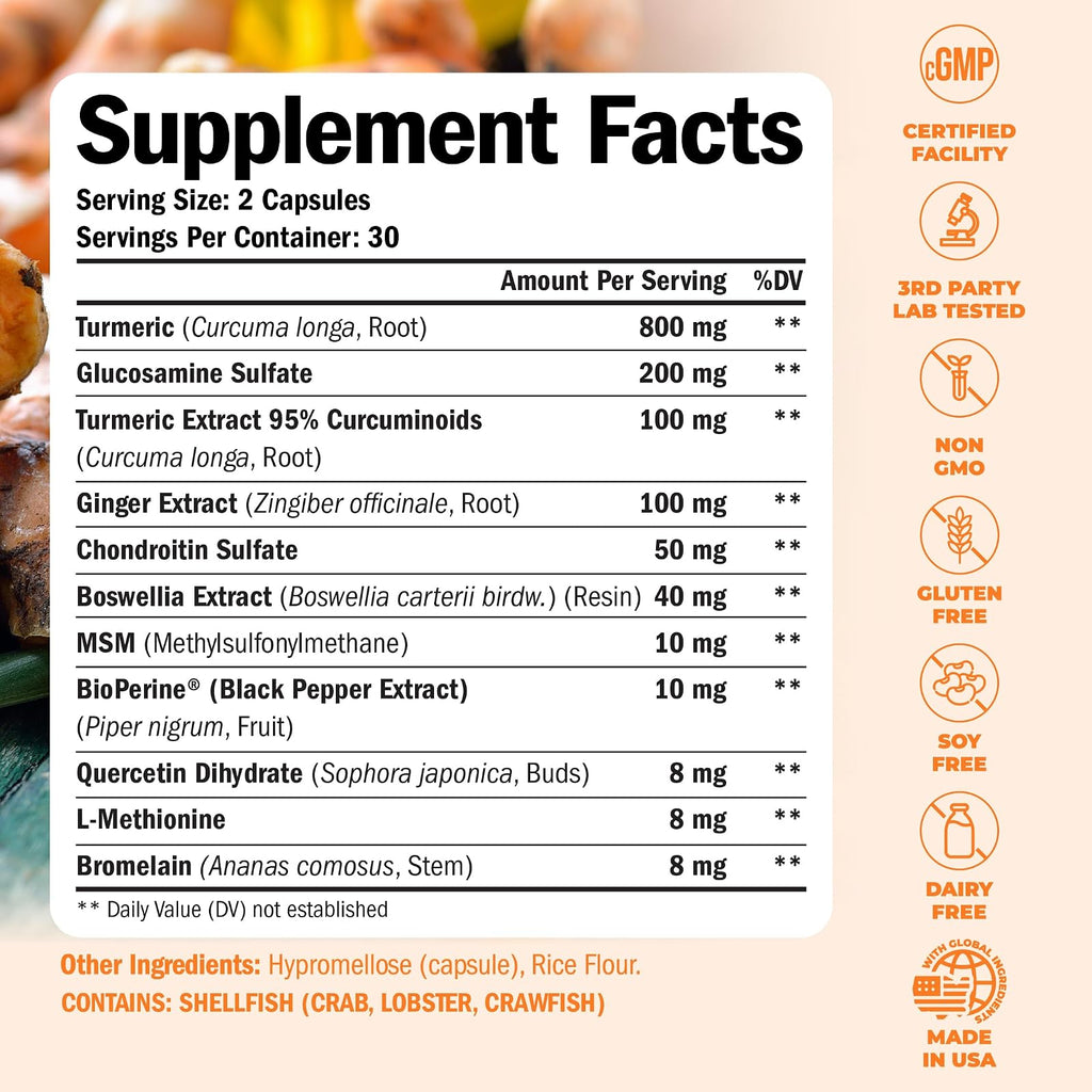 turmeric curcumin with glucosamine