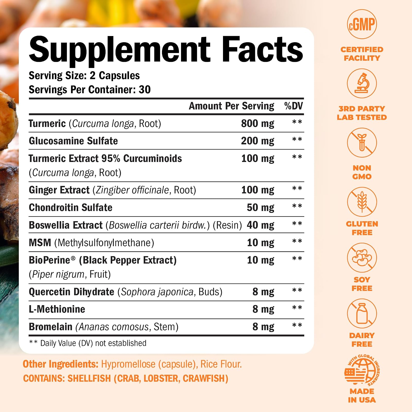 turmeric curcumin with glucosamine