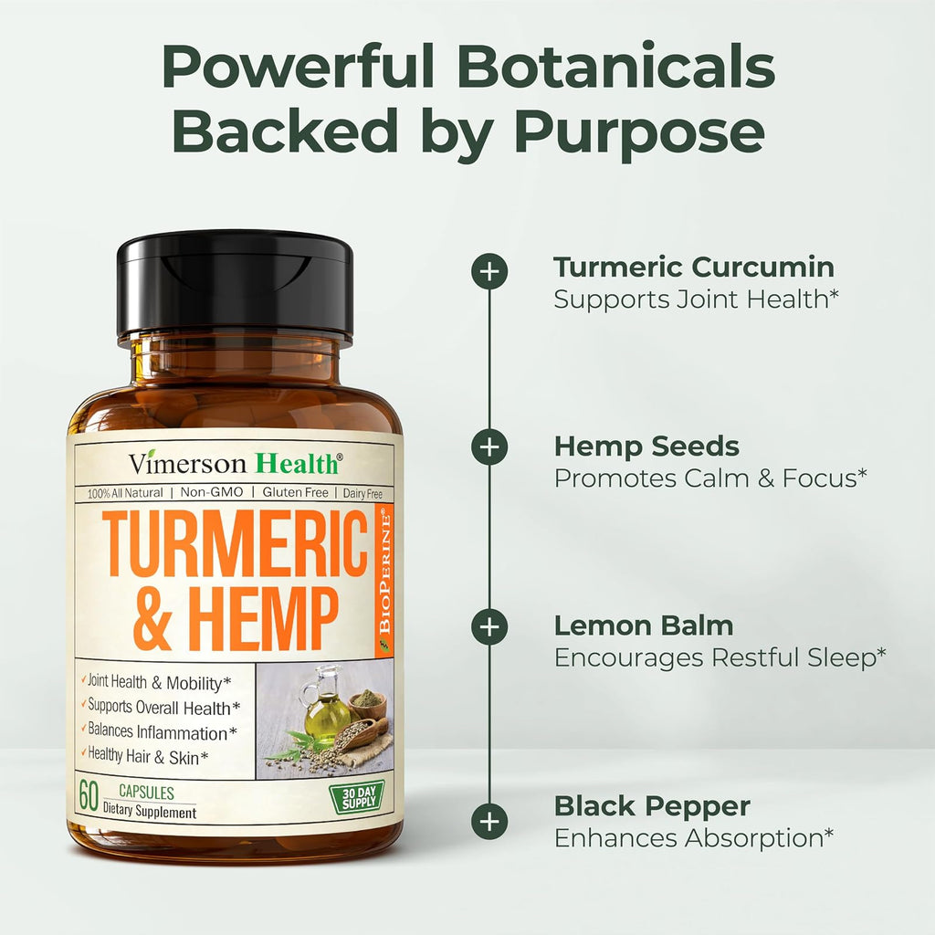 turmeric curcumin with hemp seeds
