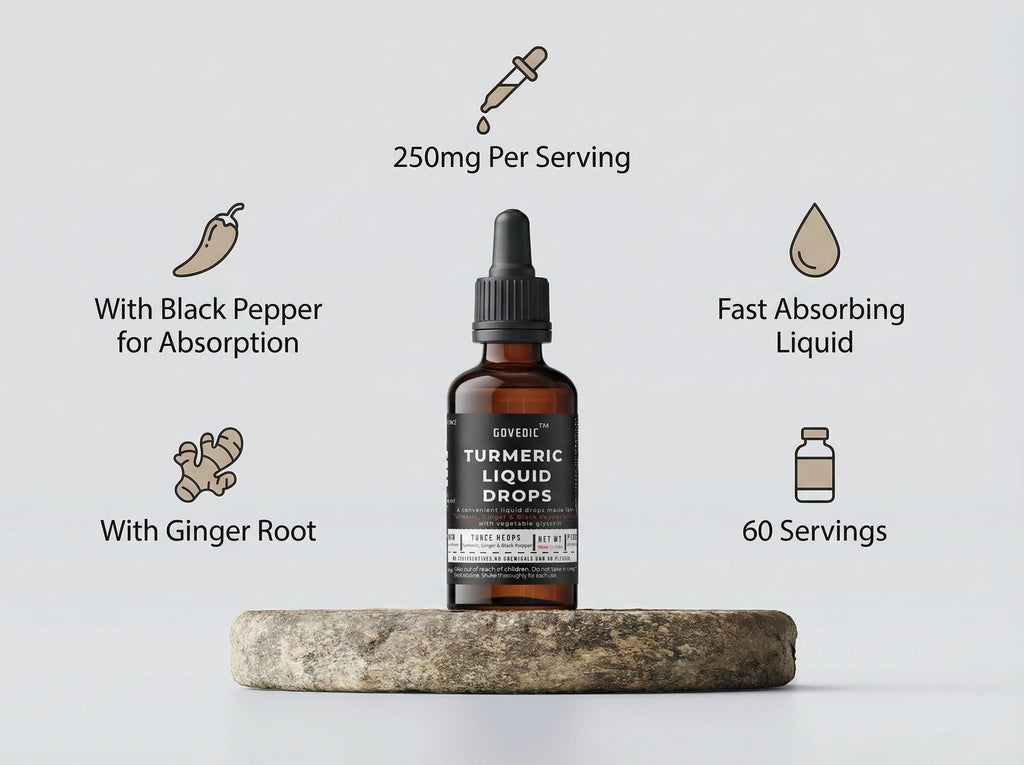 turmeric drops with black pepper