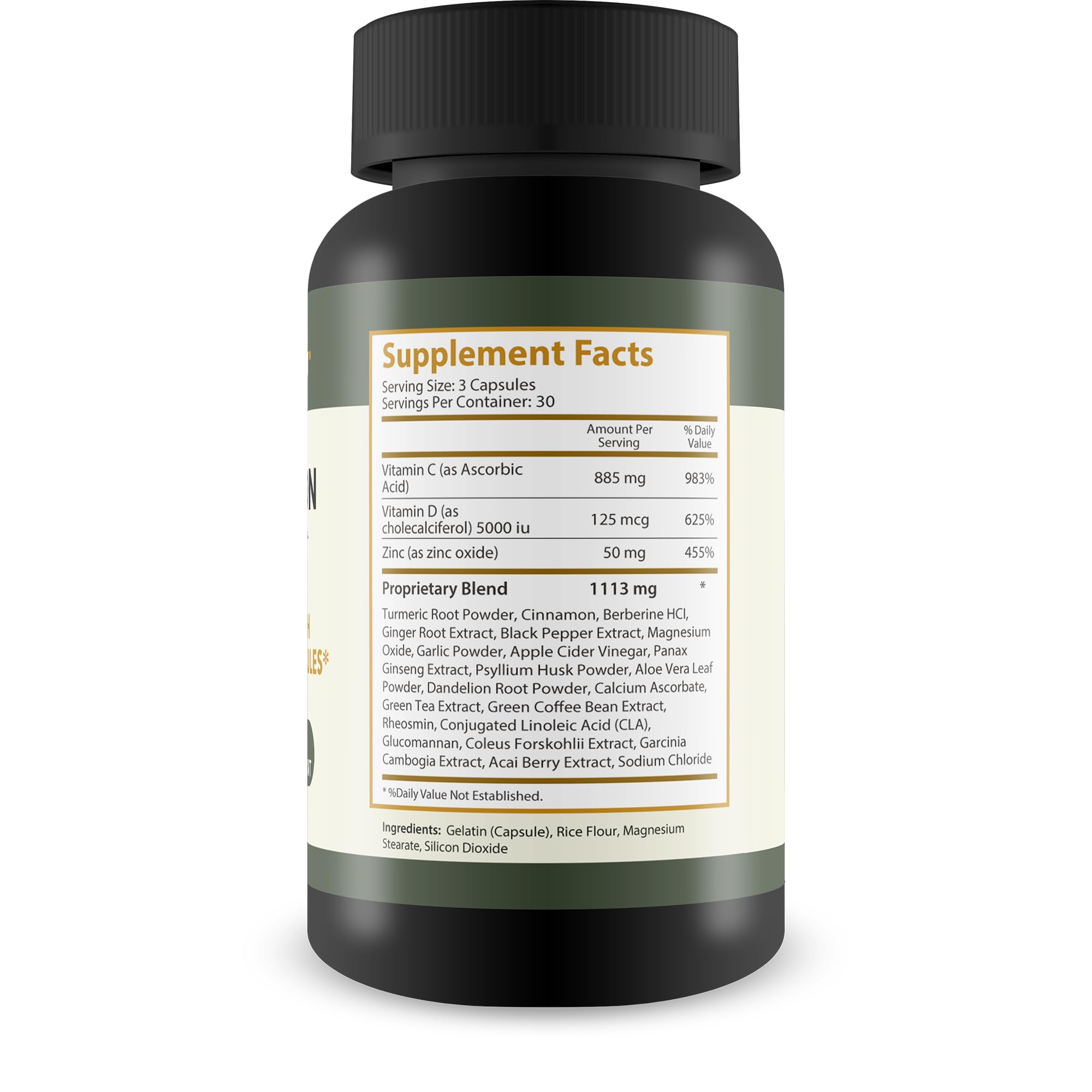 turmeric enhanced cinnamon capsules