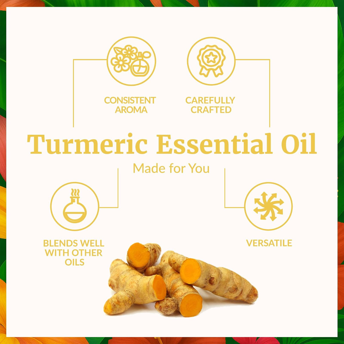 turmeric essential oil for aromatherapy