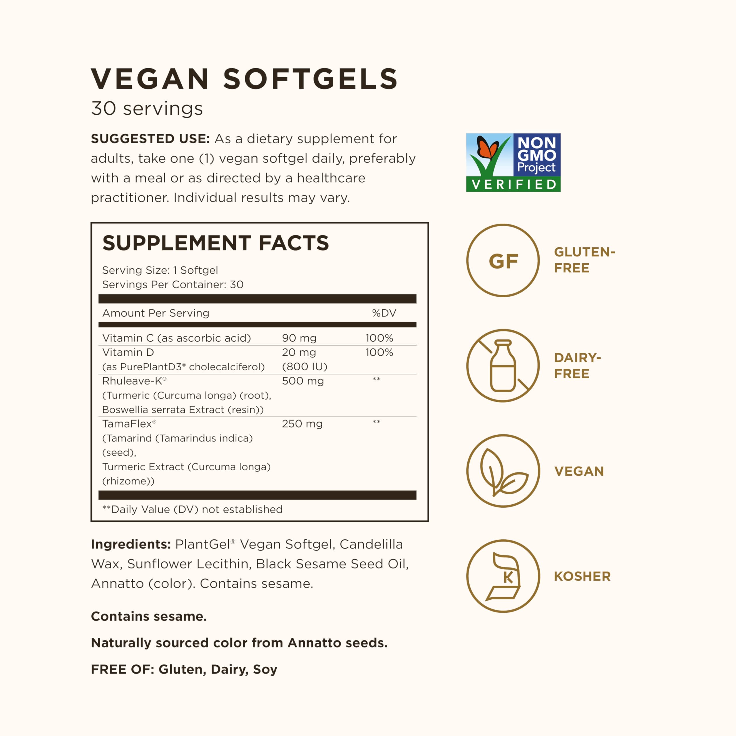 Turmeric extract for flexibility support