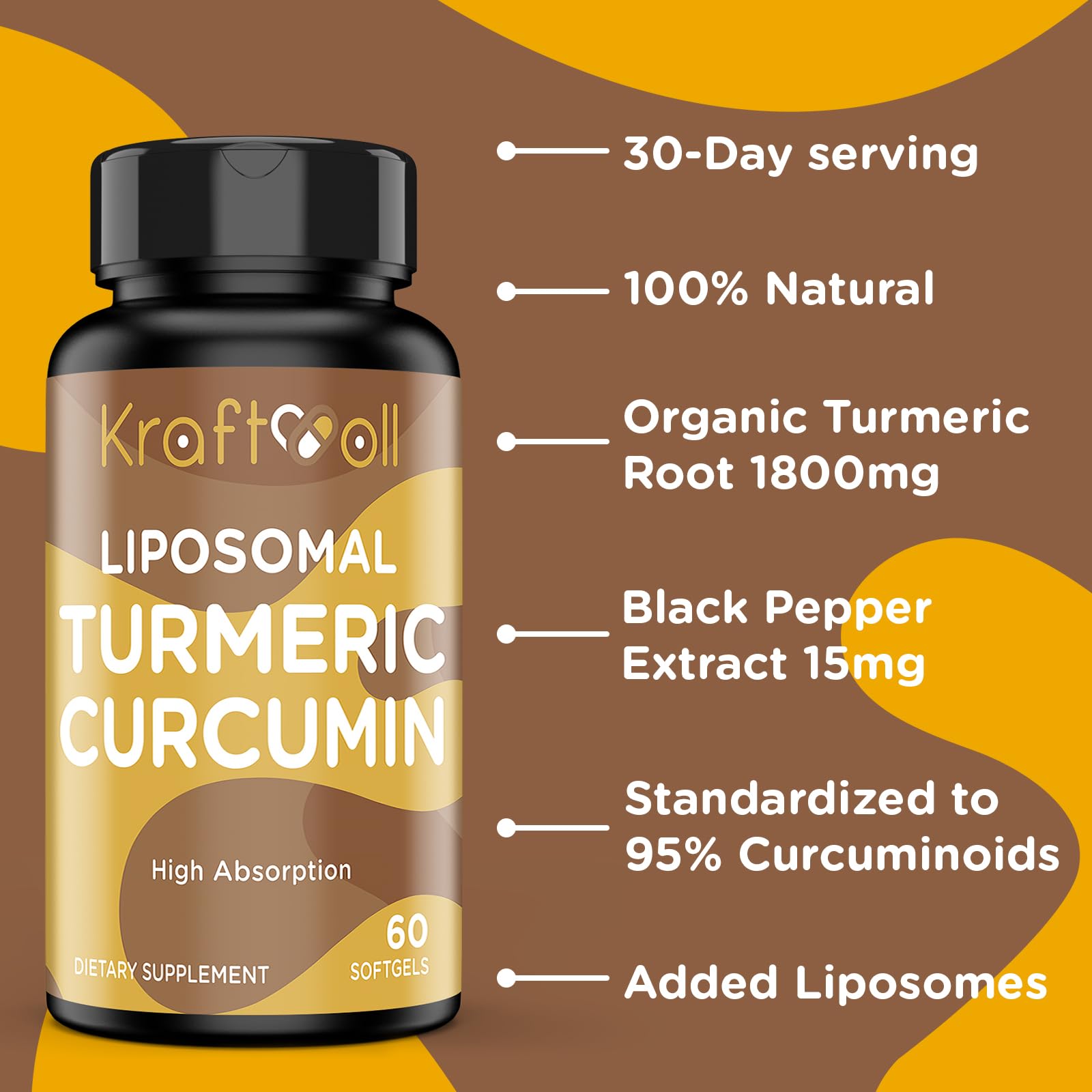 Turmeric extract with black pepper boost