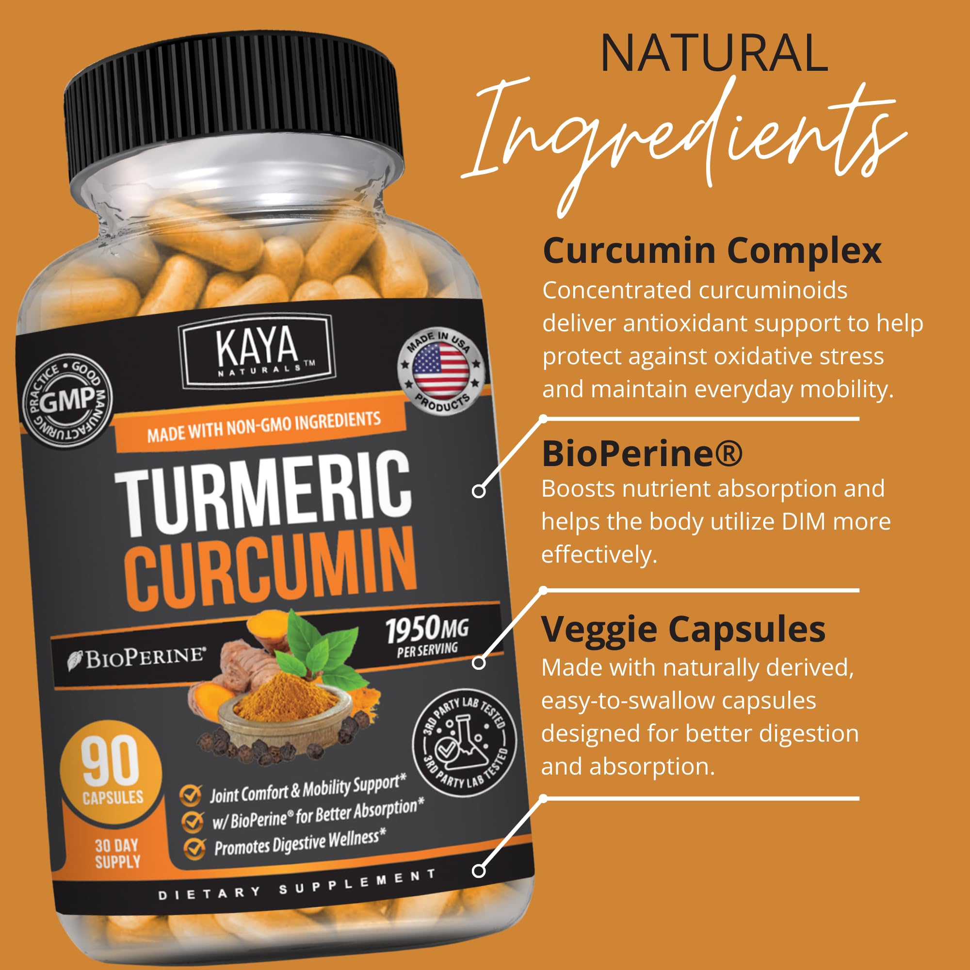 turmeric for active lifestyle support