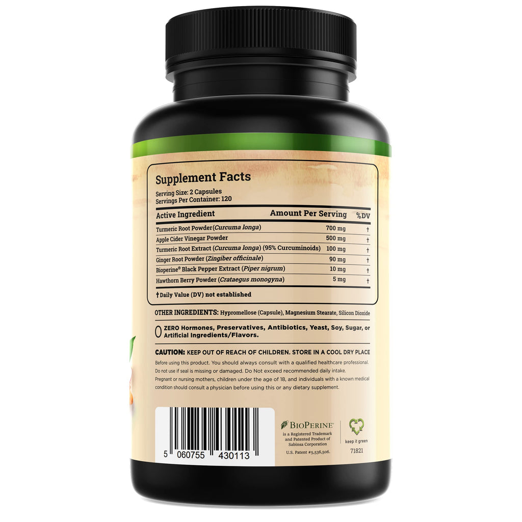 Turmeric ginger blend for overall health