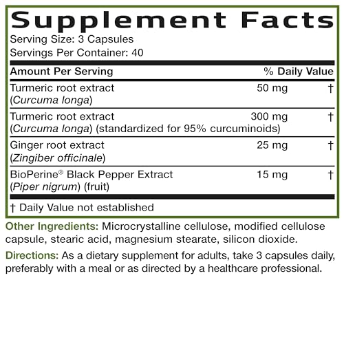 turmeric ginger capsules for daily vitality