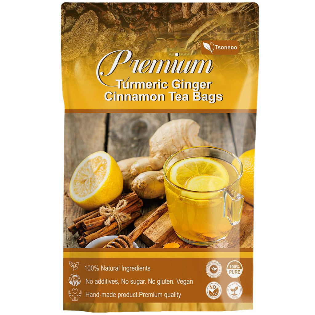 turmeric ginger cinnamon herbal tea bags