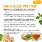 turmeric ginger cinnamon tea blend