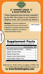 Turmeric ginger herbal tea benefits