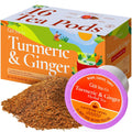 Turmeric ginger herbal tea pods