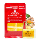 Turmeric ginger tea bags for wellness