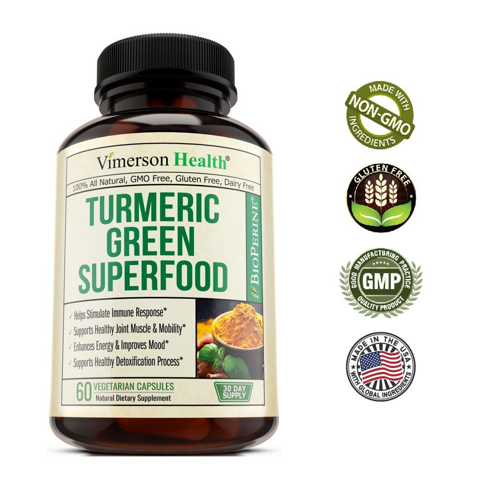 turmeric green superfood for overall vitality