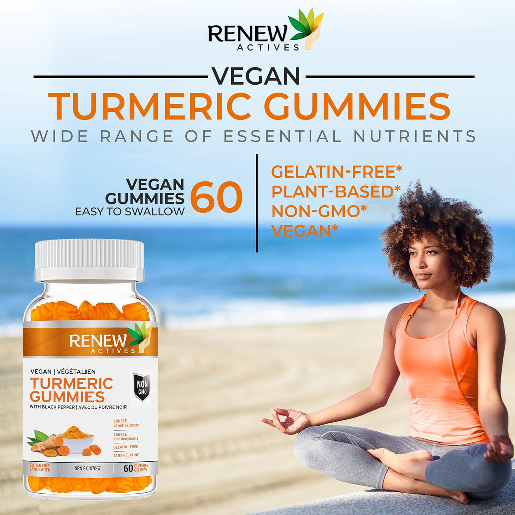 Turmeric gummies for enhanced absorption