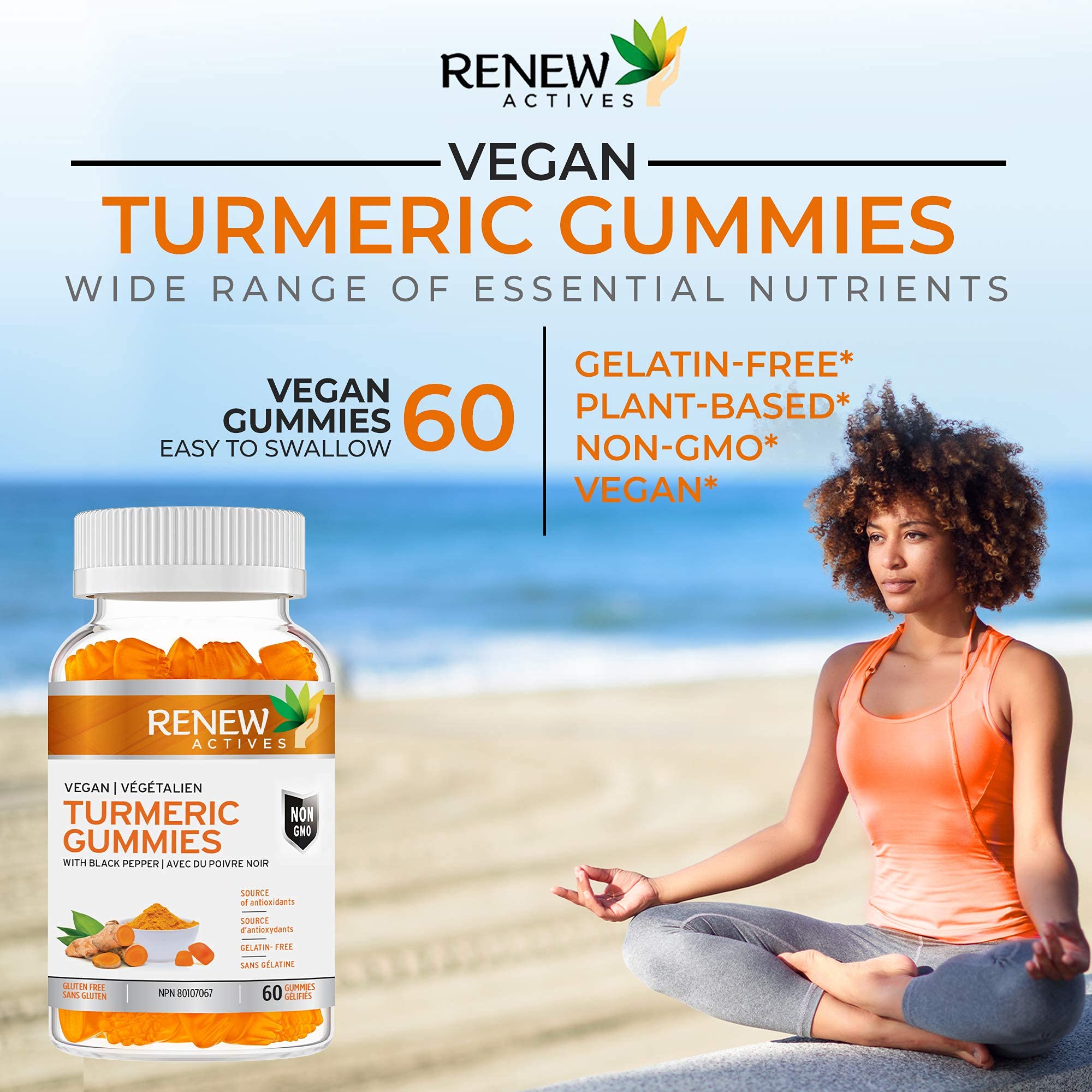 Turmeric gummies for enhanced absorption
