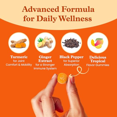 Turmeric gummies for everyday health boost