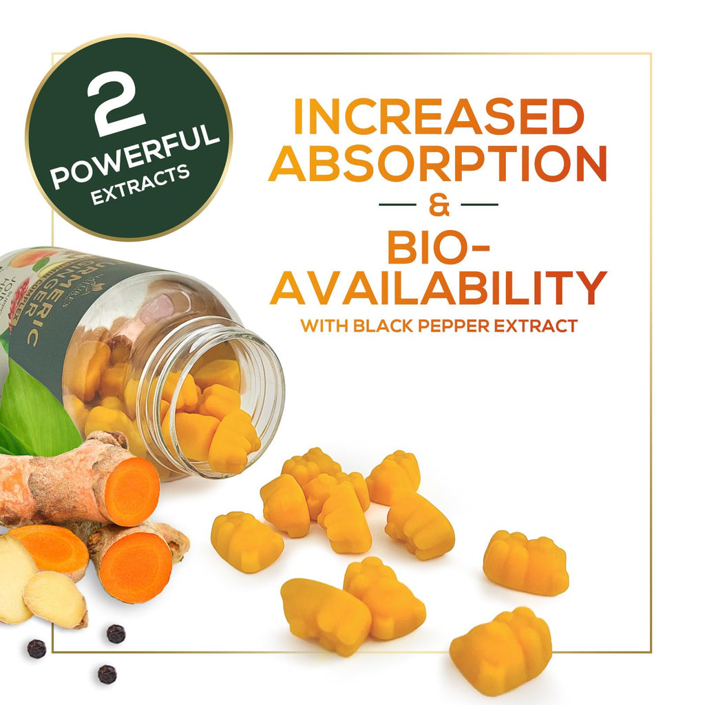 Turmeric gummies with 95% curcuminoids