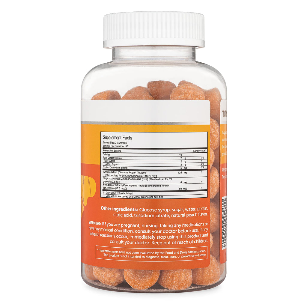 turmeric gummies with black pepper benefits