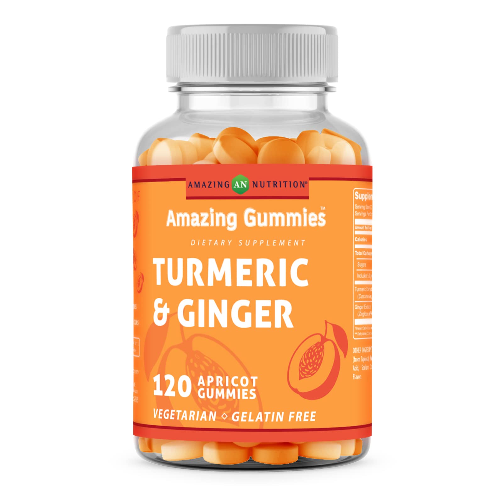 turmeric gummies with ginger flavour