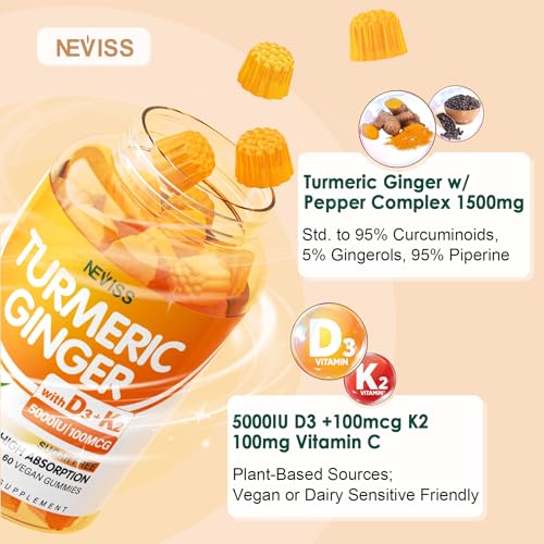 turmeric gummies with vitamin D3 and K2