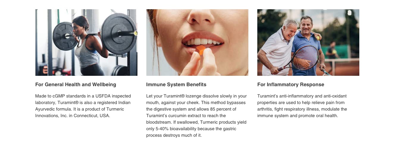 turmeric health benefits in lozenge form