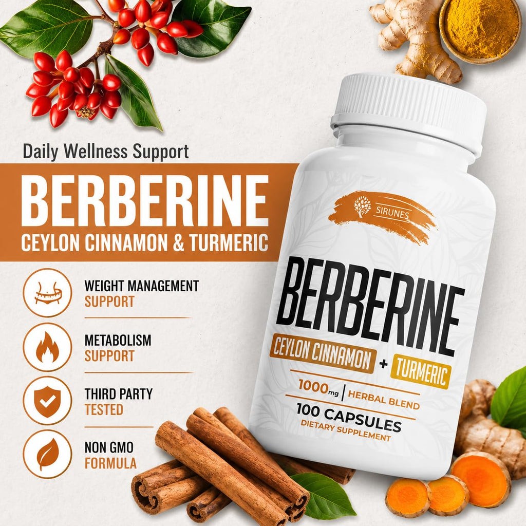 turmeric-infused berberine capsules