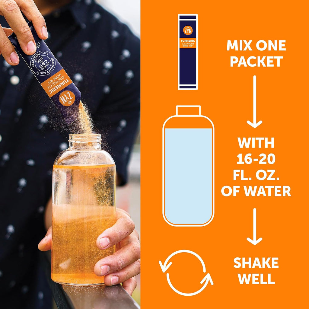 turmeric-infused electrolyte support