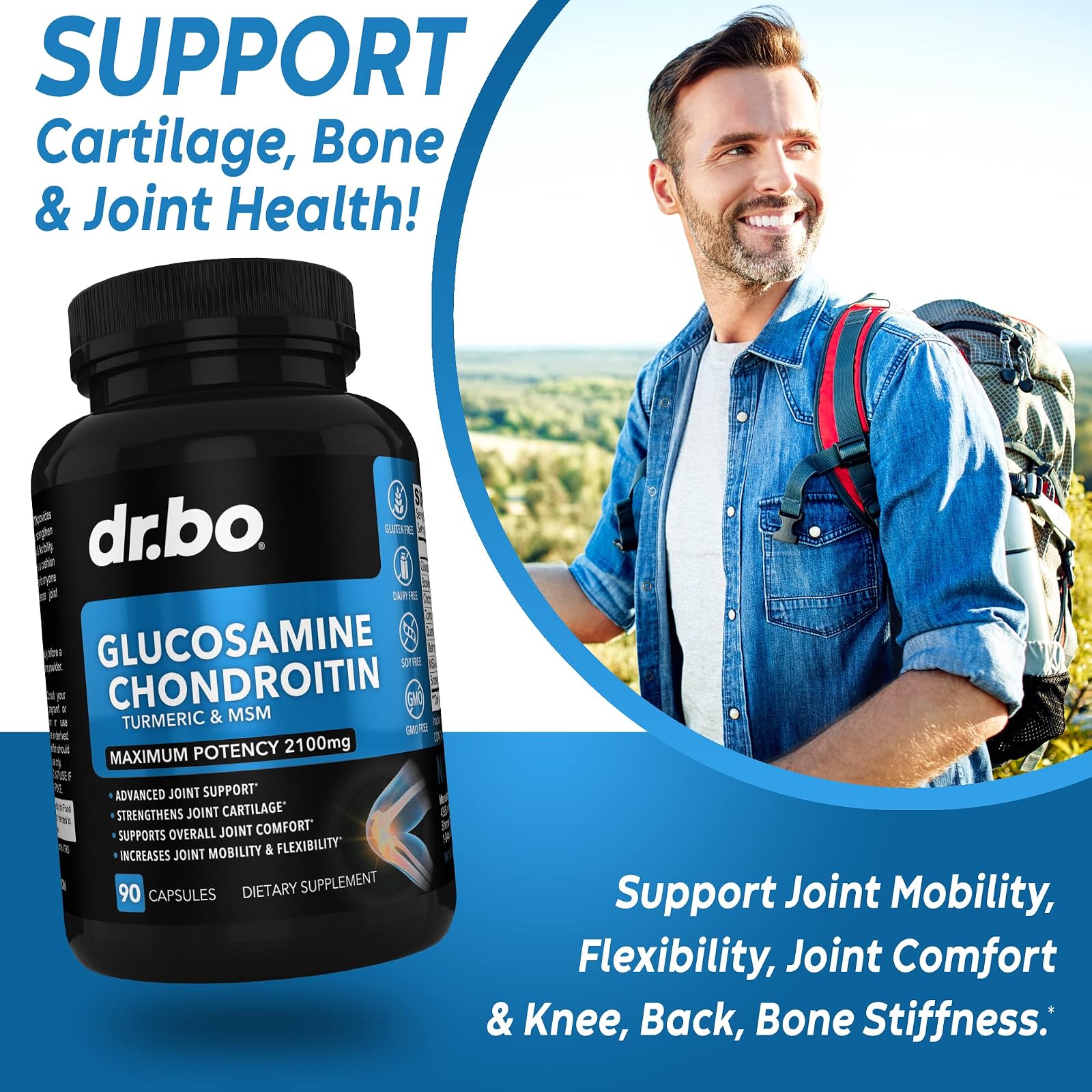 turmeric infused glucosamine capsules