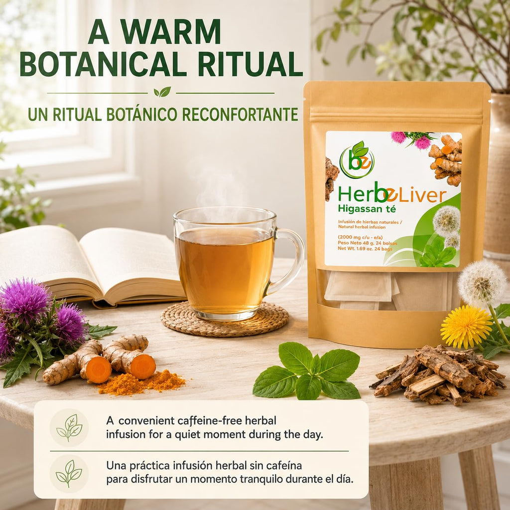 Turmeric infused herbal tea bags