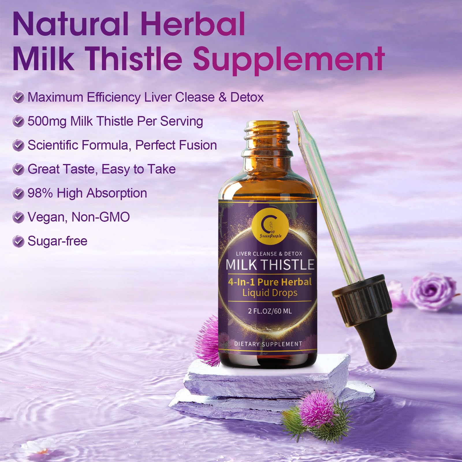 Turmeric infused milk thistle extract