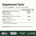 Turmeric infused moringa capsules