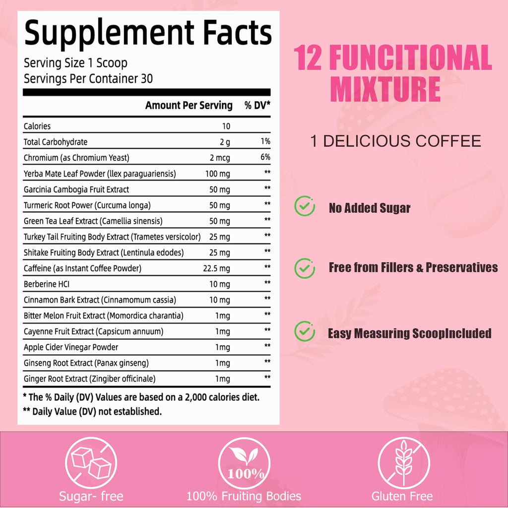 turmeric infused mushroom coffee blend