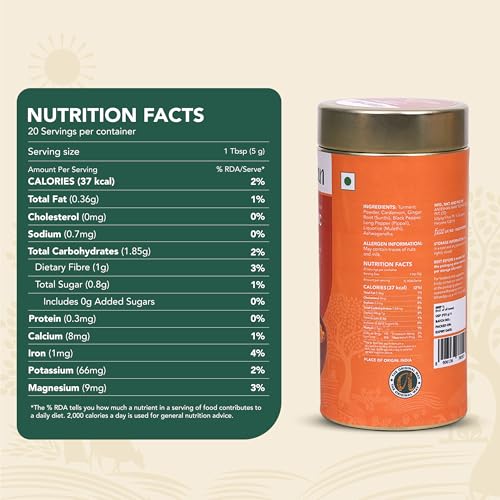 Turmeric latte for immune support