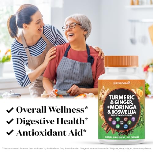 Turmeric Moringa supplement for daily vitality
