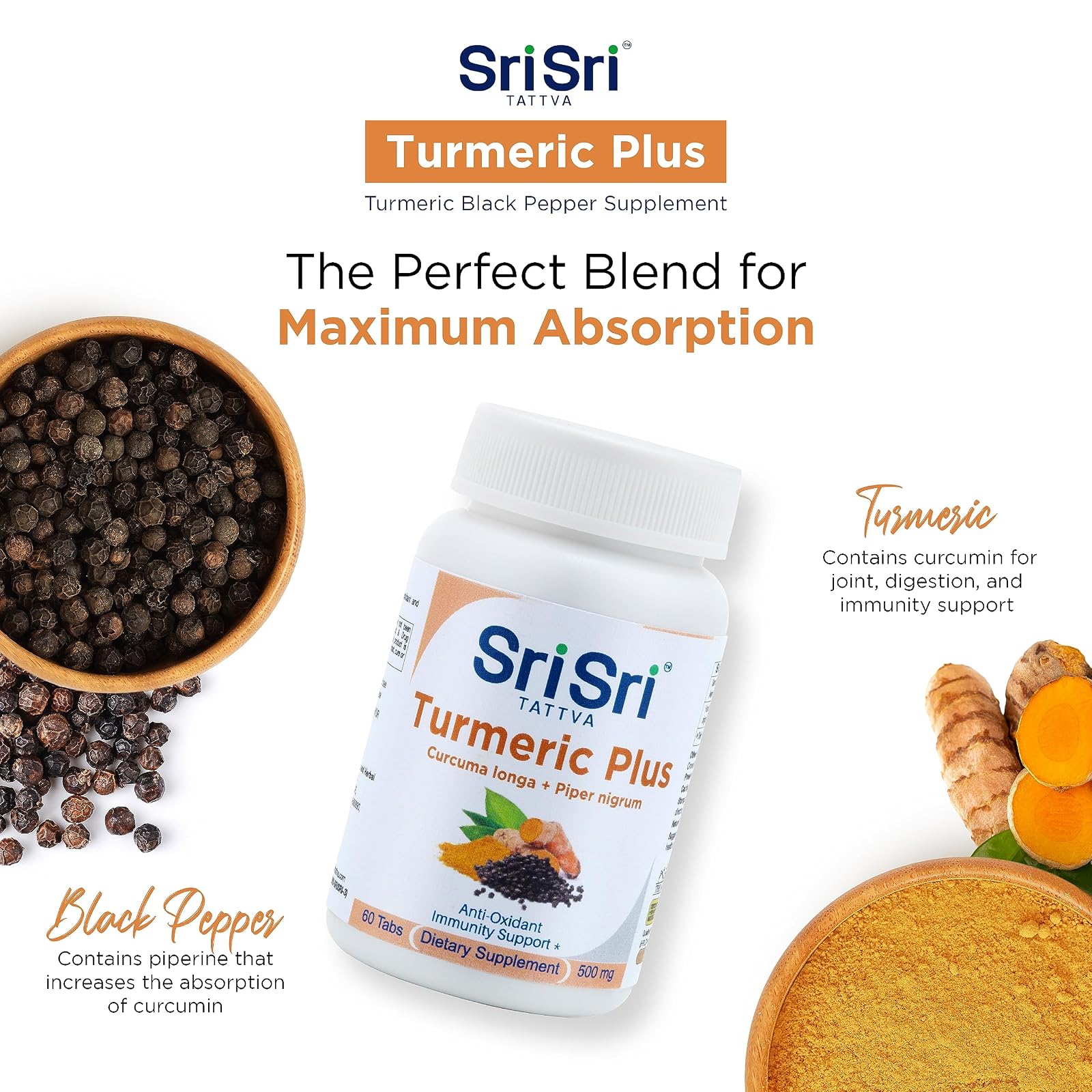 Turmeric Plus curcumin tablets