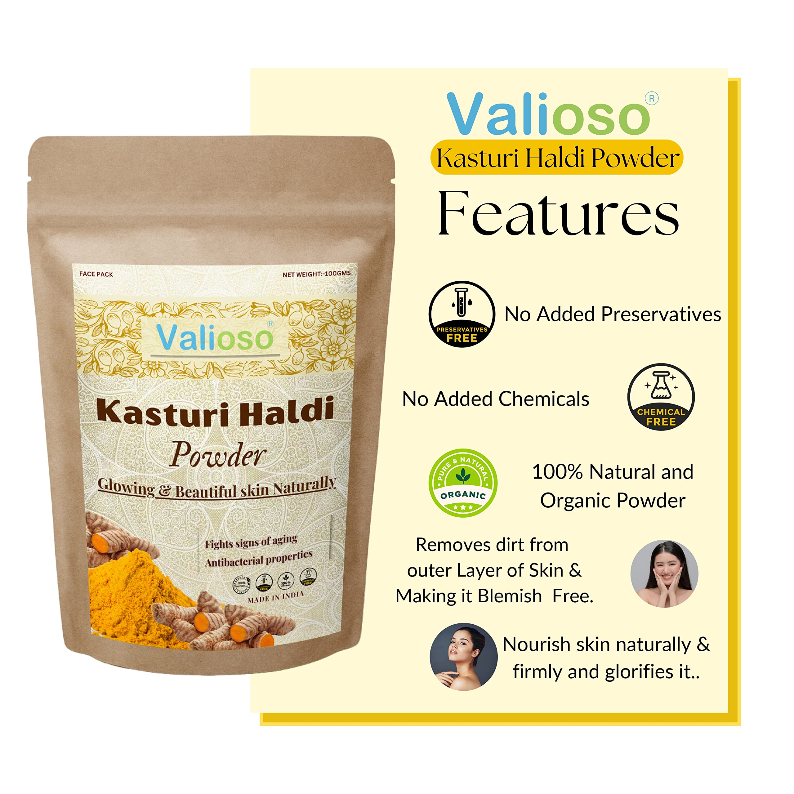 turmeric powder for glowing complexion