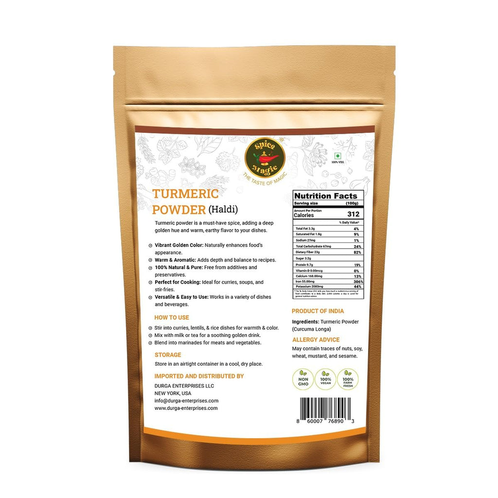 turmeric powder for golden milk recipes