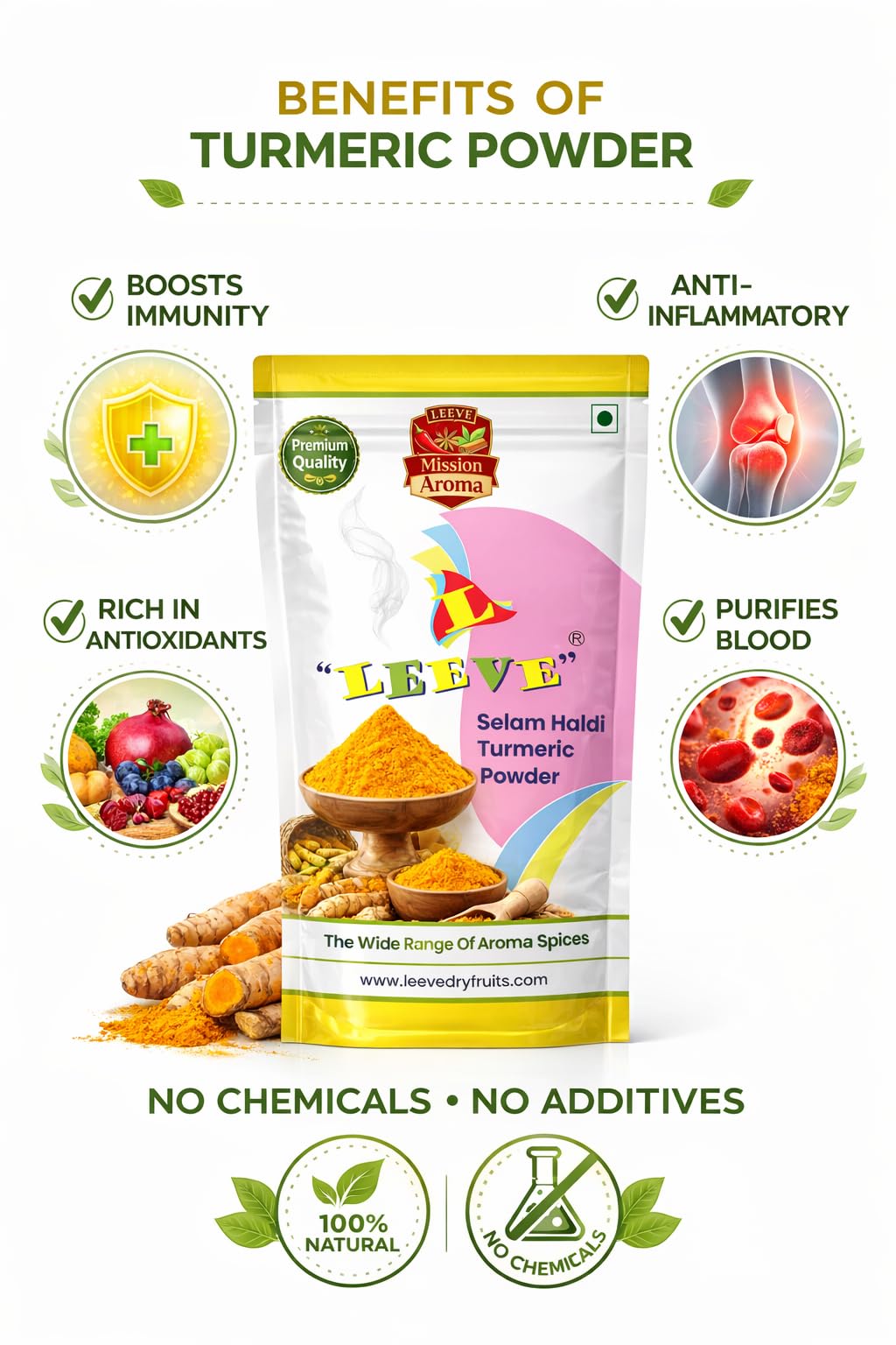 turmeric powder for herbal remedies