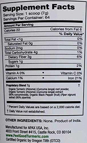 Turmeric powder for immune support