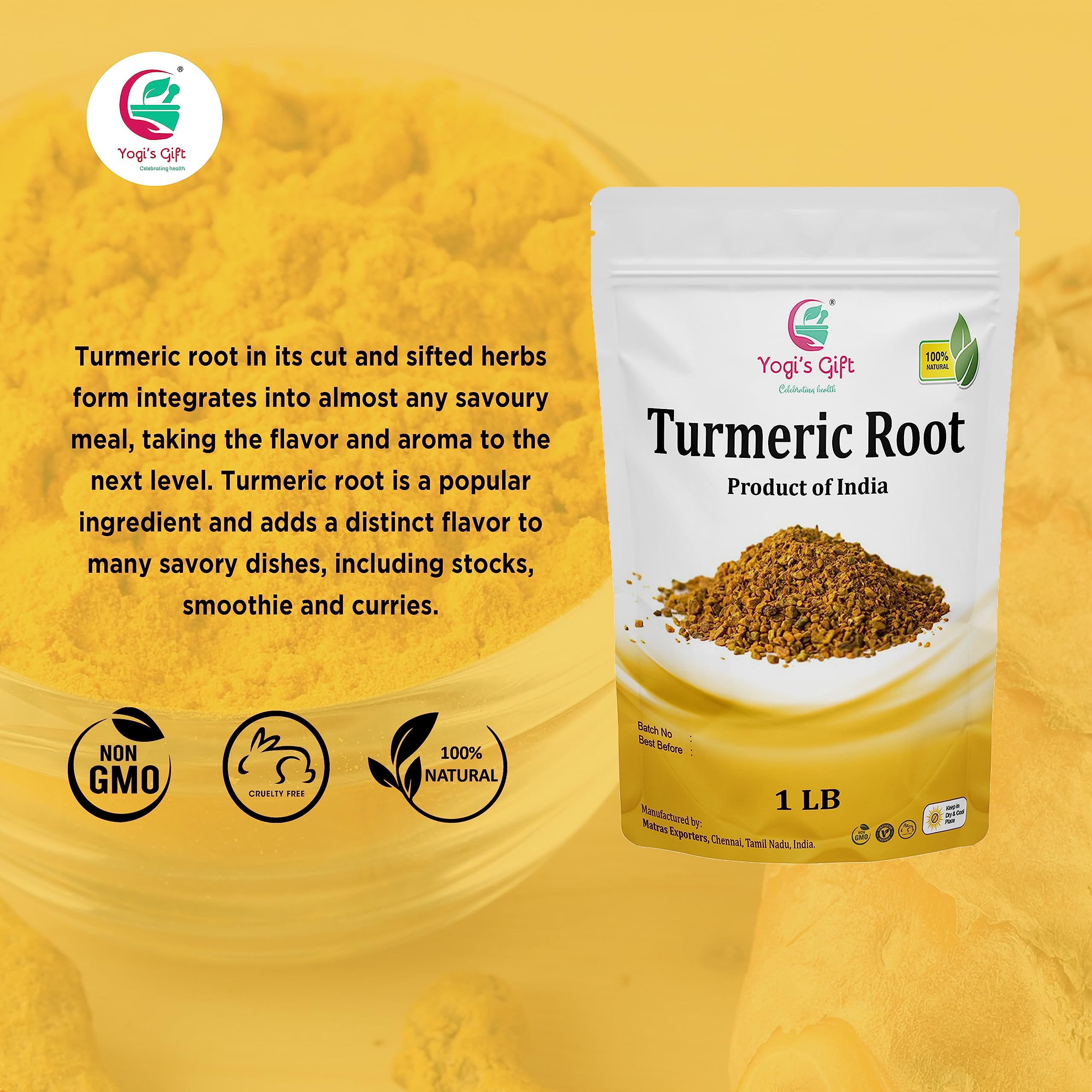 turmeric root for natural wellness