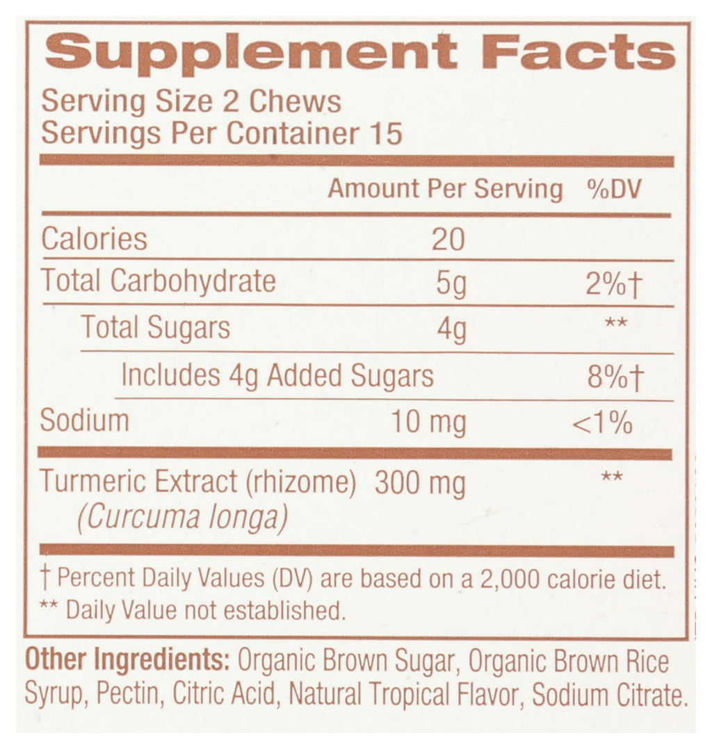 turmeric soft chews for joint support
