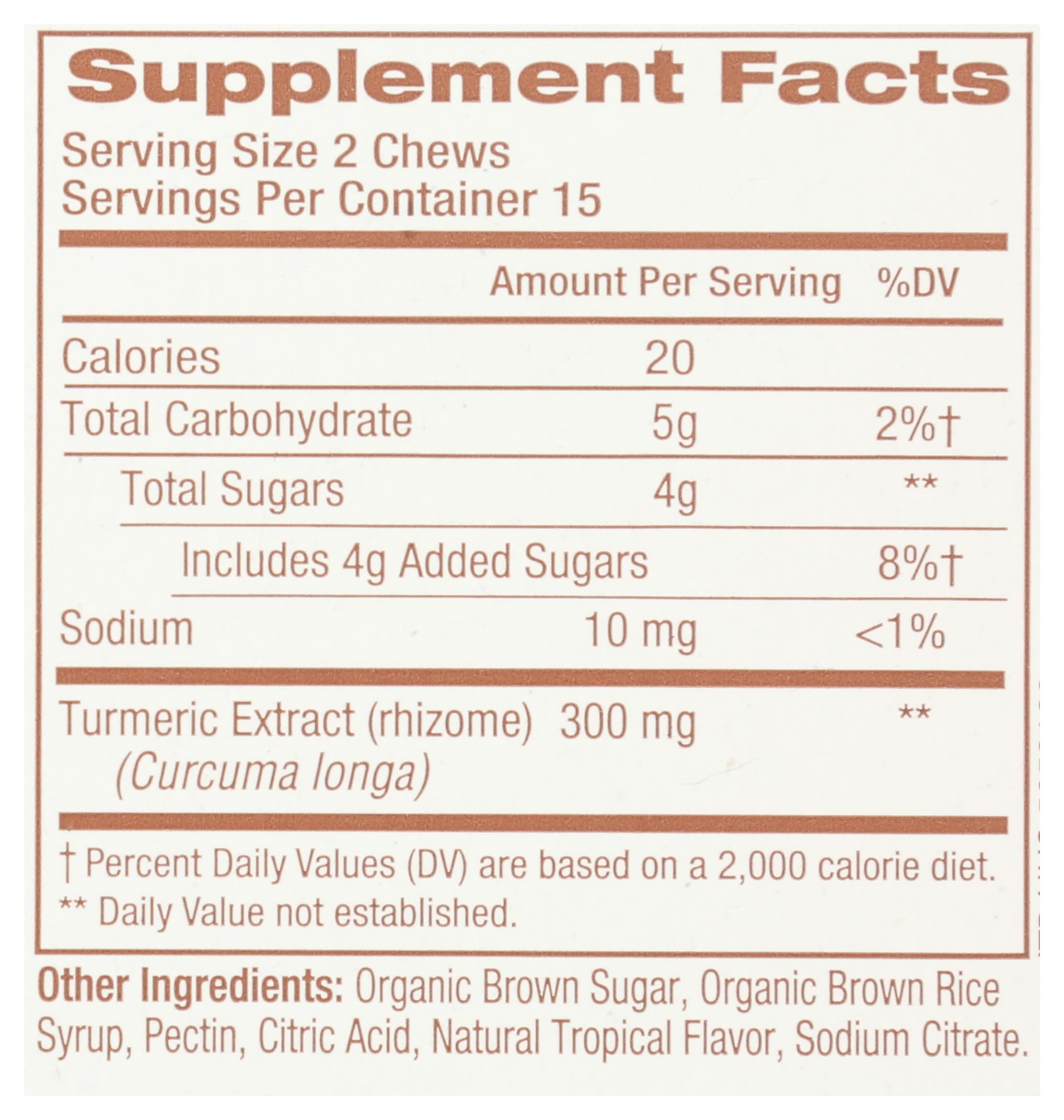 turmeric soft chews for joint support