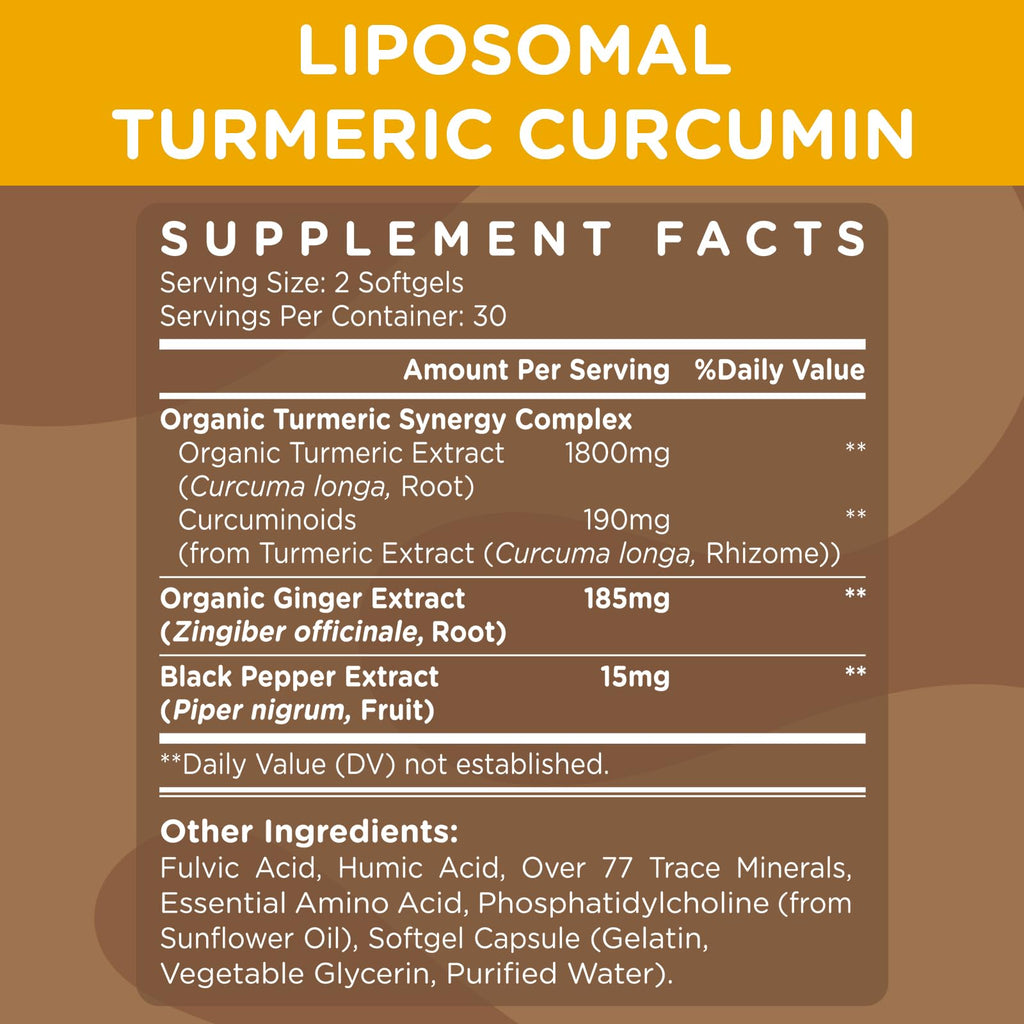 Turmeric softgels for improved mobility