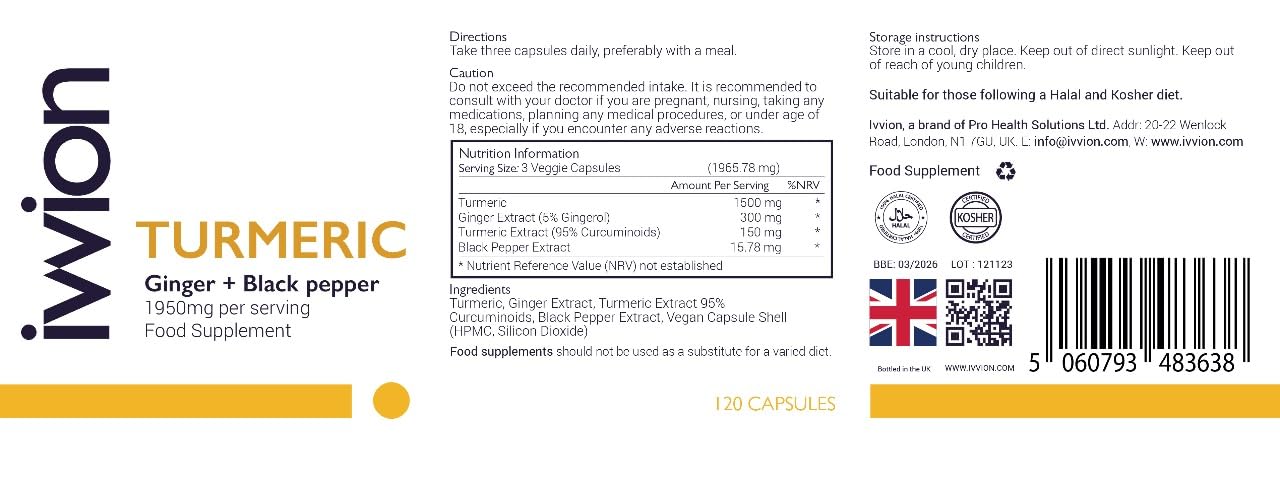 Turmeric supplement for healthy skin